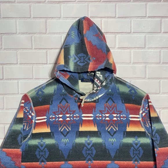 Polo Ralph Lauren | Sweaters | Polo Ralph Lauren Aztec Southwestern Beacon Outdoors Hoodie ...